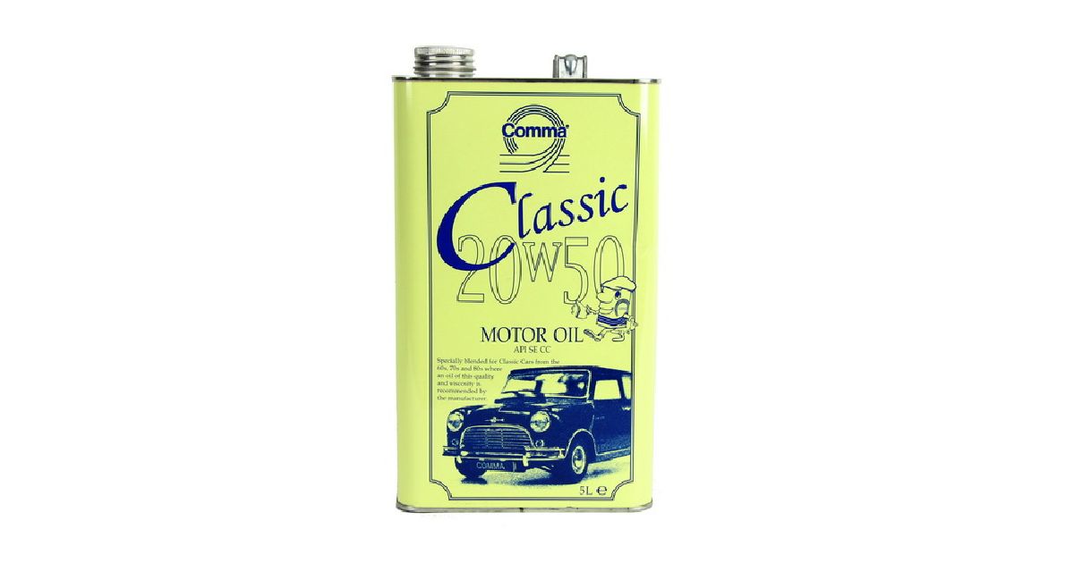 Ulje za motor COMMA CLASSIC MOT.OIL 20W50 5L IC-BBD37B | Ovlašćeni Servis