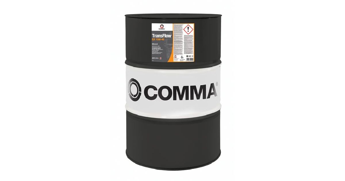 Ulje za motor COMMA TRANSFLOW GX 15W40 205L IC-C557E0 | Ovlašćeni Servis